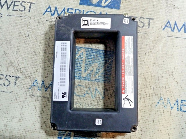 Square D S33579 300-800 A External Neutral Current Sensor - Black for ...