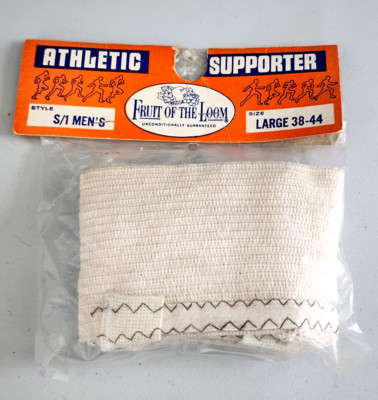 Vintage Rare 60s Fruit of the Loom Mens Jockstrap Athletic Supporter L ...