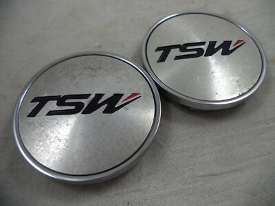 TSW Wheels Chrome / Silver Custom Wheel Center Cap Caps # C-F80 (2) | eBay