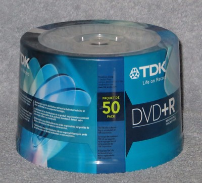 New TDK DVD+R 50 pack 16x 4.7gb Spindle Model DVD+R47FC50 | eBay