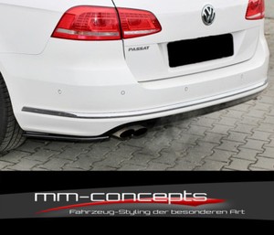 Cup Diffuser side approach set black VW Passat b7 3c R-Line Variant ...