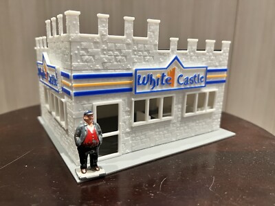 O Scale Modern White Castle w/ Interior | eBay