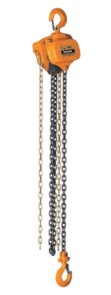 Magna Chain Hoists - 1/2, 1, 2, 3, 5, 10 Ton Capacities w/ 10', 15' 20 ...