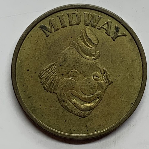 SCARCE MIDWAY GAME TOKEN WITH CREEPY CLOWN FACE | eBay