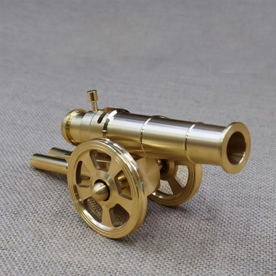 1pcsMini Cannon, Desktop Artillery Model, Vintage Metal Mini Cannon ...