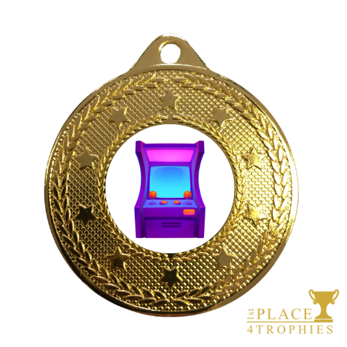 Crazy Golf Medal Award Pinball Arcade Game Prize FREE Personalised ...