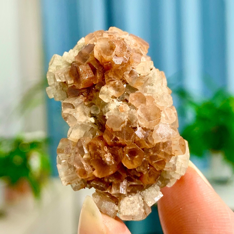 34G Large Brown Aragonite Sputnik Crystal Cluster-Raw Natural Mineral ...