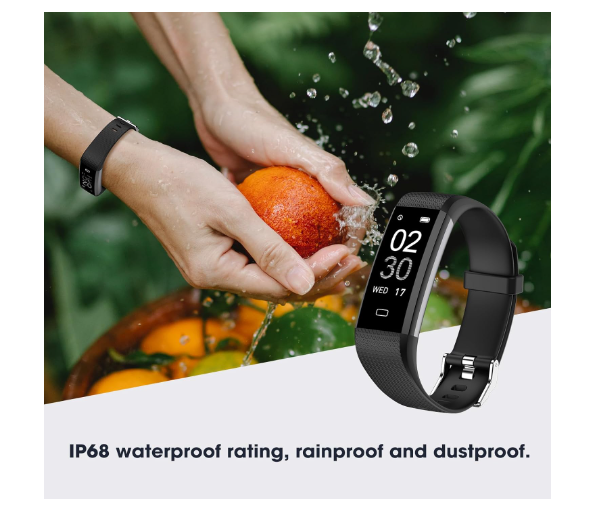 Waterproof Fitness Tracker with Heart Rate Monitor Activity Tracker, | eBay