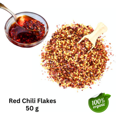 Red Chili Flakes Homemade Organic Spicy Seasoning Dry Crushed Pepper ...
