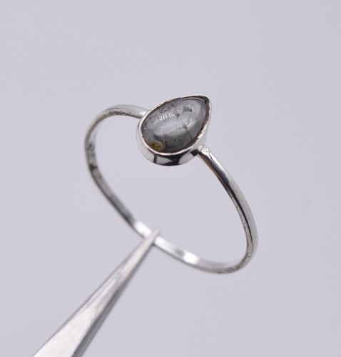 925 Solid Sterling Silver Labradorite Ring -8.5 us l665 | eBay
