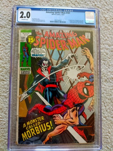 ASM Amazing Spider-Man 101 First Appearance of MORBIUS CGC | eBay
