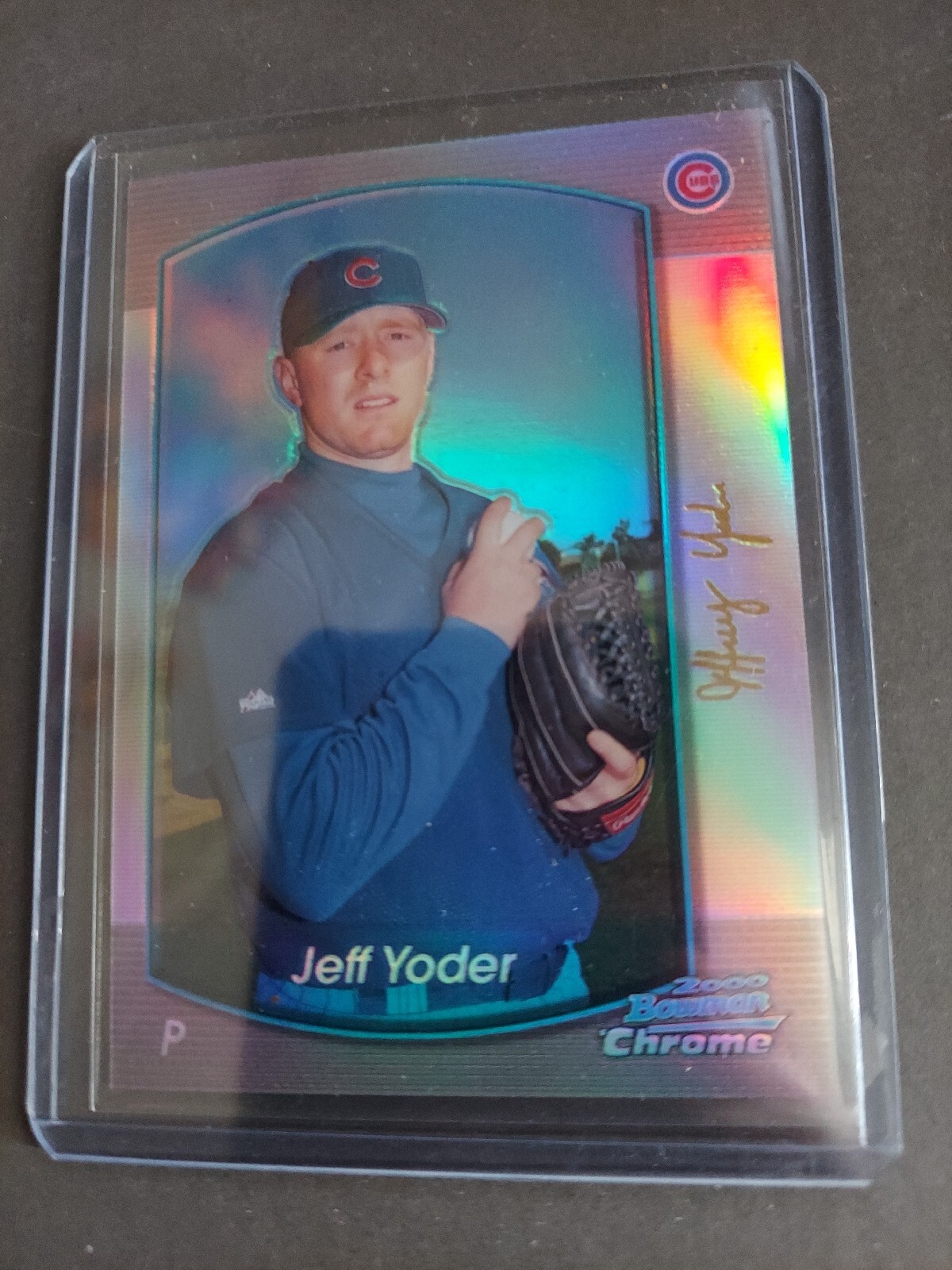 2000 BOWMAN CHROME JEFF YODER REFRACTOR #184 NR MINT | eBay
