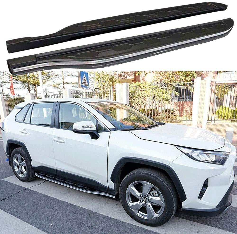 2Pcs Fits for 2019-2025 RAV4 Running Boards Side Step Nerf Bar Platform ...