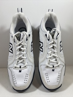 NEW BALANCE 803 White Leather Tennis Shoes Sneakers Women's Size 9 | eBay