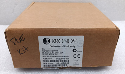 NEW Open Box KRONOS 4500 POE Kit 8602806-001 GT-91080-0824-MLX ...