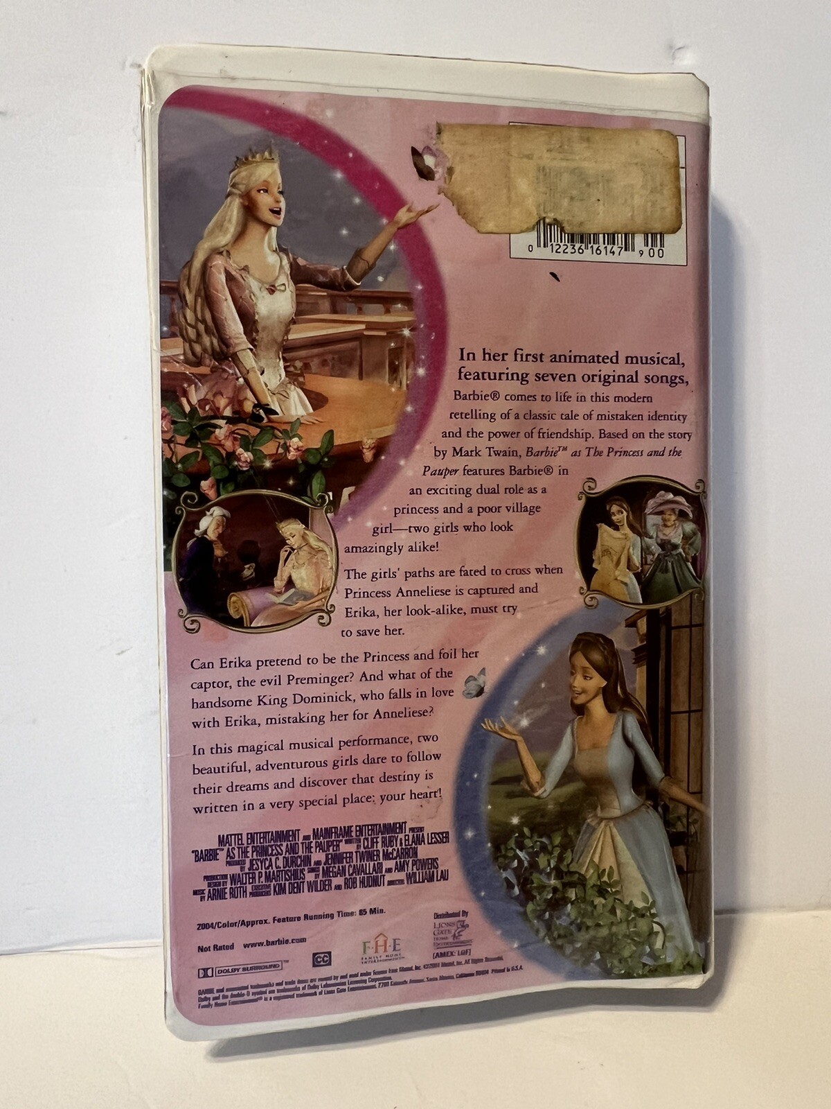 Barbie as the Princess and the Pauper (VHS, 2004) Clamshell 12236161479 ...