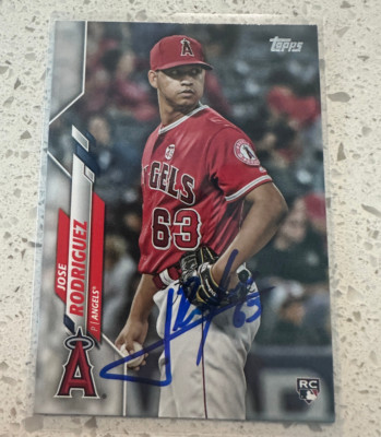 Jose Rodriguez Rookie Rc Autograph Anaheim Angels | eBay
