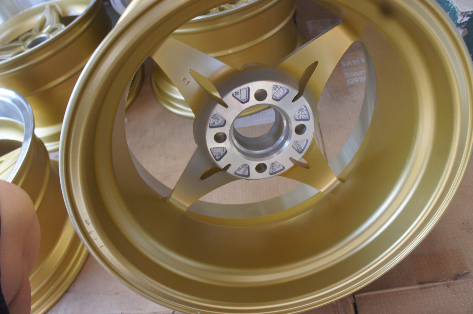 For Mazda Miata NA e30 mx5 JDM retro riverge 15" Staggered 4 Spoke ...