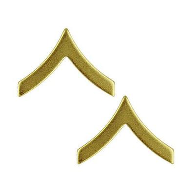 USMC Marine Corps Chevron Anodized Private First Class PFC Satin | eBay