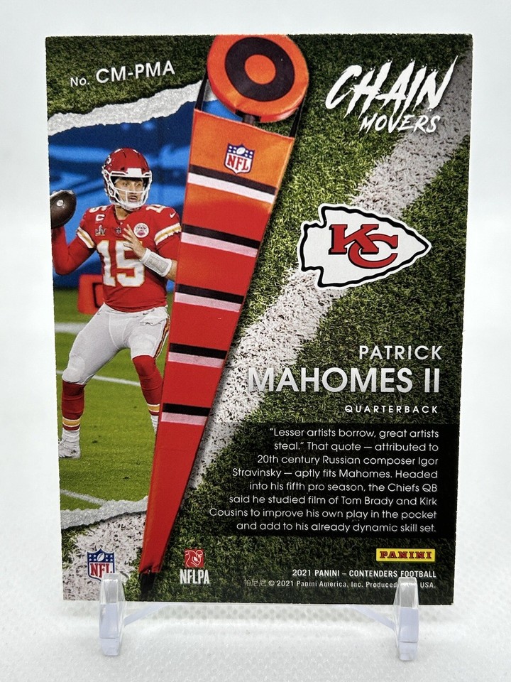 2021 Panini Contenders Patrick Mahomes II Chain Movers #CM-PMA | eBay