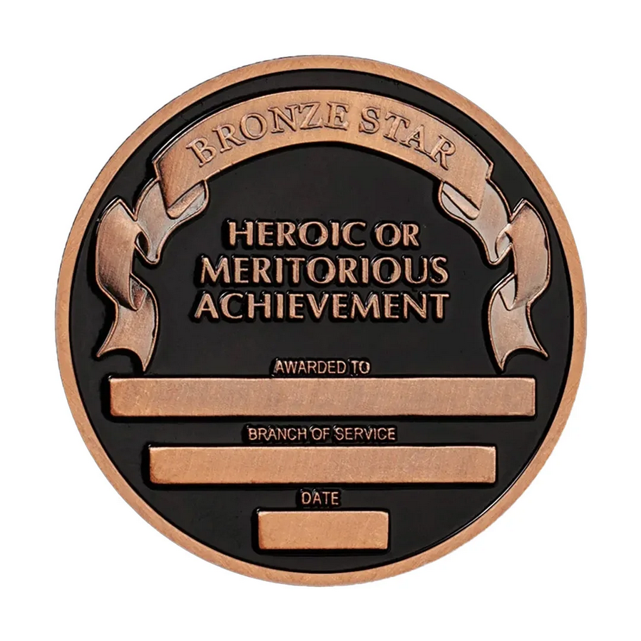 Bronze Star Challenge Coin Collectable Commemorative Coin Military ...