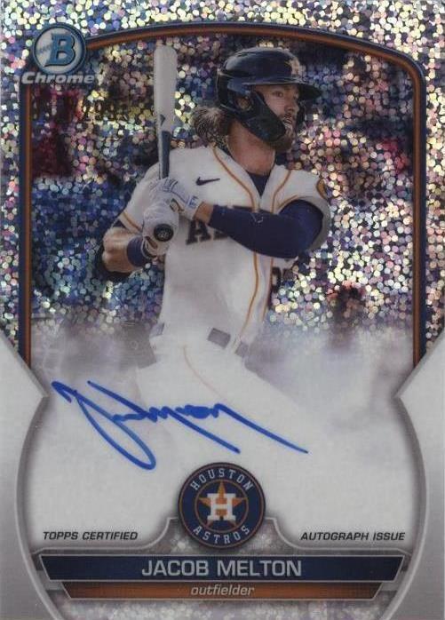 2023 Bowman Chrome - Prospect Autographs Jacob Melton #CPA-JML Speckle ...