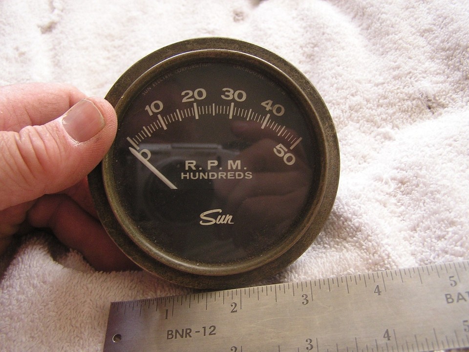 Vintage Sun 5K 5000 RPM Tachometer ST-505 | eBay
