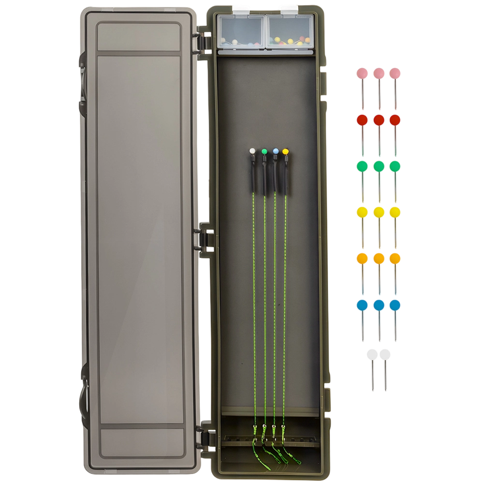 Bait Rig Storage Carp Rig Box Rig Storage Box Waterproof 20 Pin ...