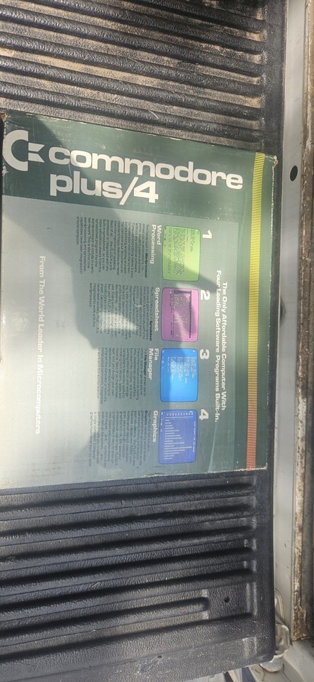 Commodore 64 computer Plus/4 with Datasette in Original Box Excellent ...