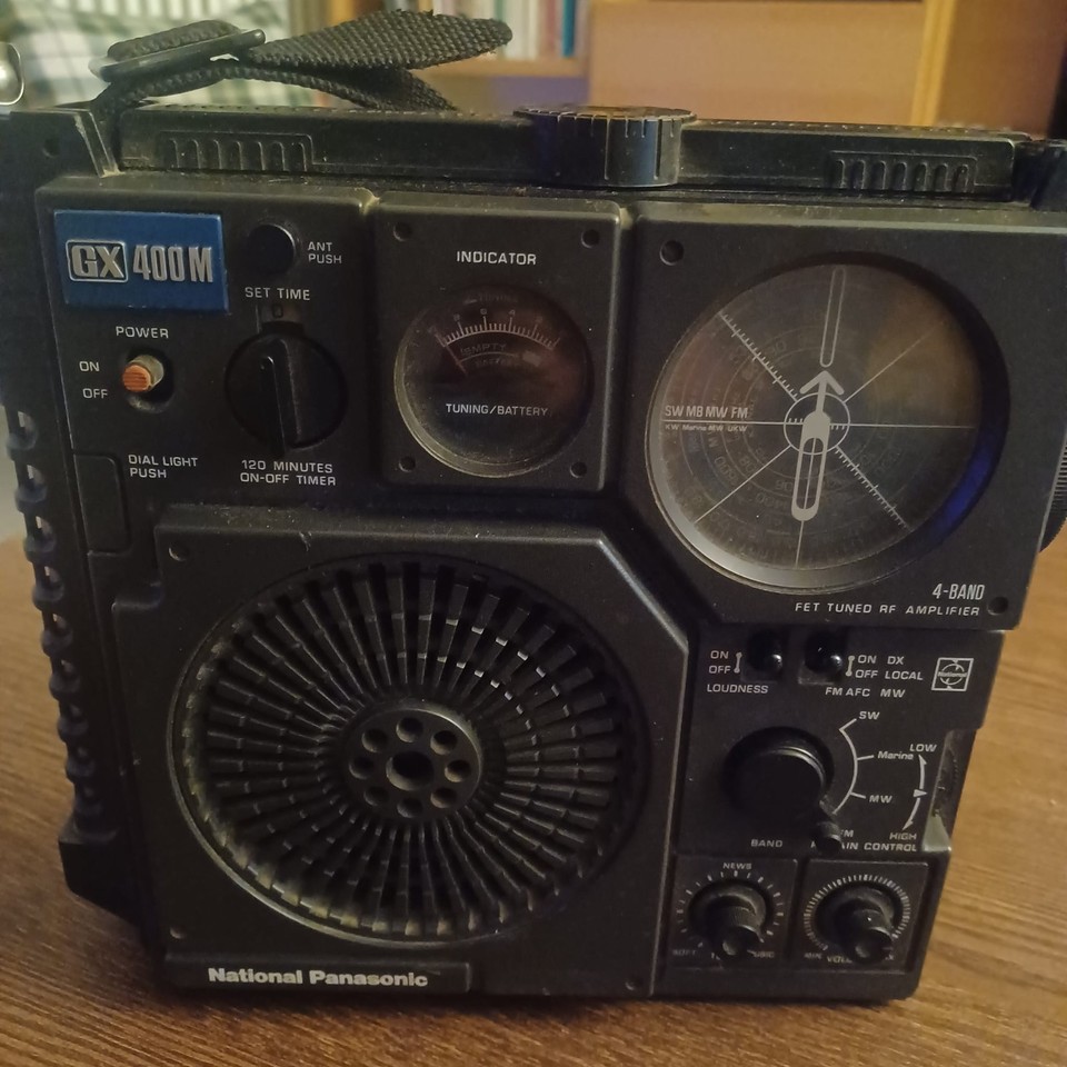 Ricevitore radio portatile vintage PANASONIC a 4 bande NATIONAL ...