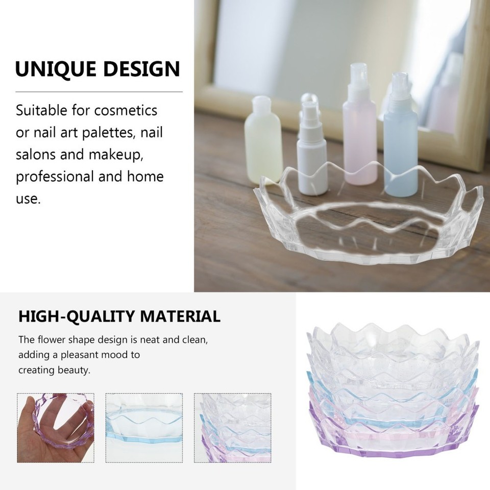 5 Pcs Pigment Palette for Nails Manicure Color Mixing Tray Pallet | eBay UK