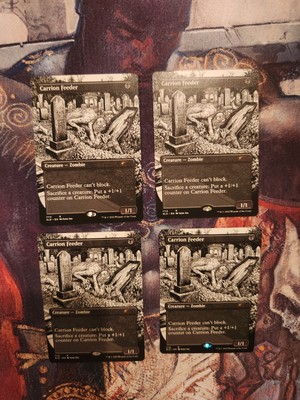 Carrion Feeder Non Foil x 4 Playset (Secret Lair Promo) NM -Junji Ito ...