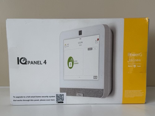 QOLSYS IQP4001 IQ Panel 4 PowerG + 319.5MHz All-In-One Touchscreen ...