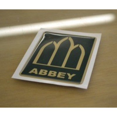 Abbey Caravan (Resin Domed) Gas Locker Logo Badge Sticker Decal ...