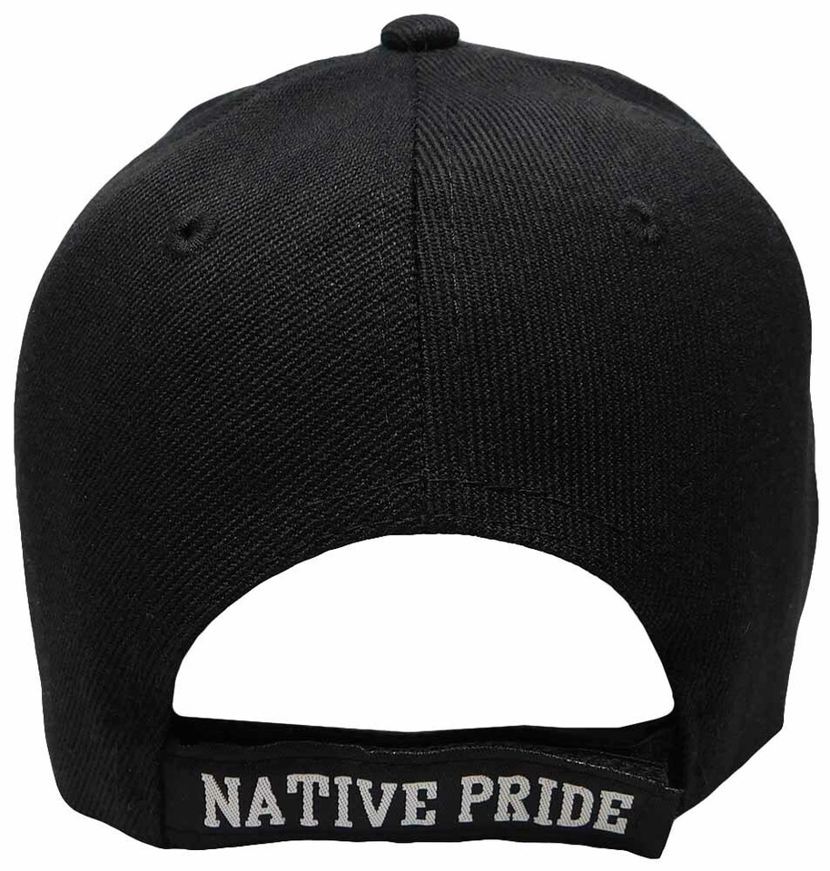 Native American Feather Beads Native Pride Indian Shadow Black Cap ...