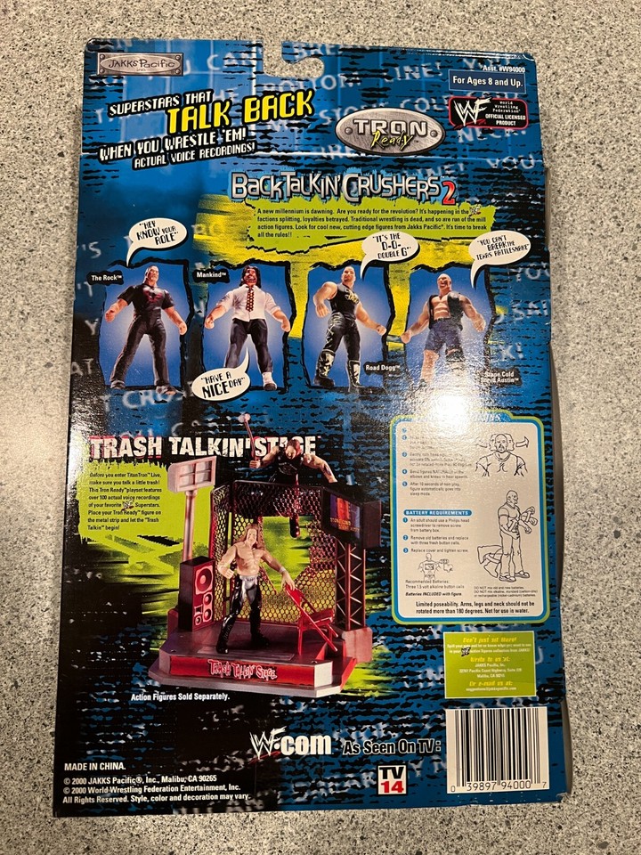 MANKIND Mick Foley - Back Talkin Crushers Titantron Live Jakks - WWE ...