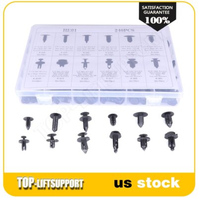 Push Type Pin Rivet Car Body Rivets Trim Clip Panel Moulding Assortment ...