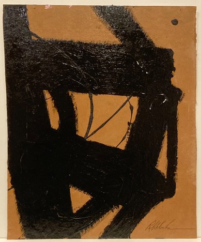 SELINKA OIL ON BOARD STYLE OF HANS HOFFMAN ABSTRACT EXPRESSIONIST C ...