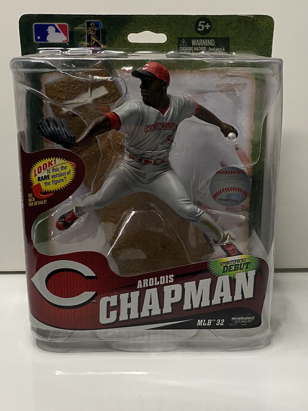 Aroldis Chapman Reds MLB Series 32 McFarlane Gold Chase Variant 17/350 ...