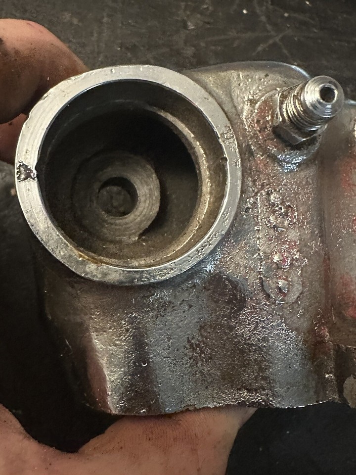 Harley Davidson OEM Knucklehead CHROME Rocker Box Housing Cover DATED C ...