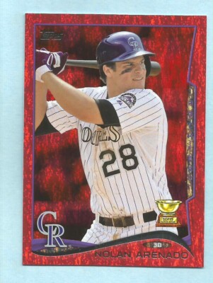 2014 Topps Baseball Series 1 RED HOT FOIL Nolan Arenado #275 ROOKIE CUP ...