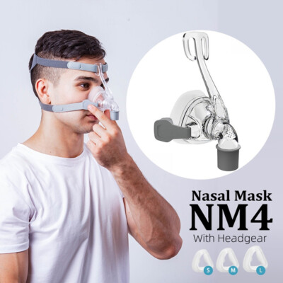 Original CPAP Nasal Mask with Adjustable Headgear for Sleep Apnea Size ...