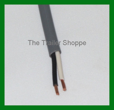 Trailer Light Cable 10-2 Wiring 10 Gauge 2 Wire Jacketed Gray Flexible ...