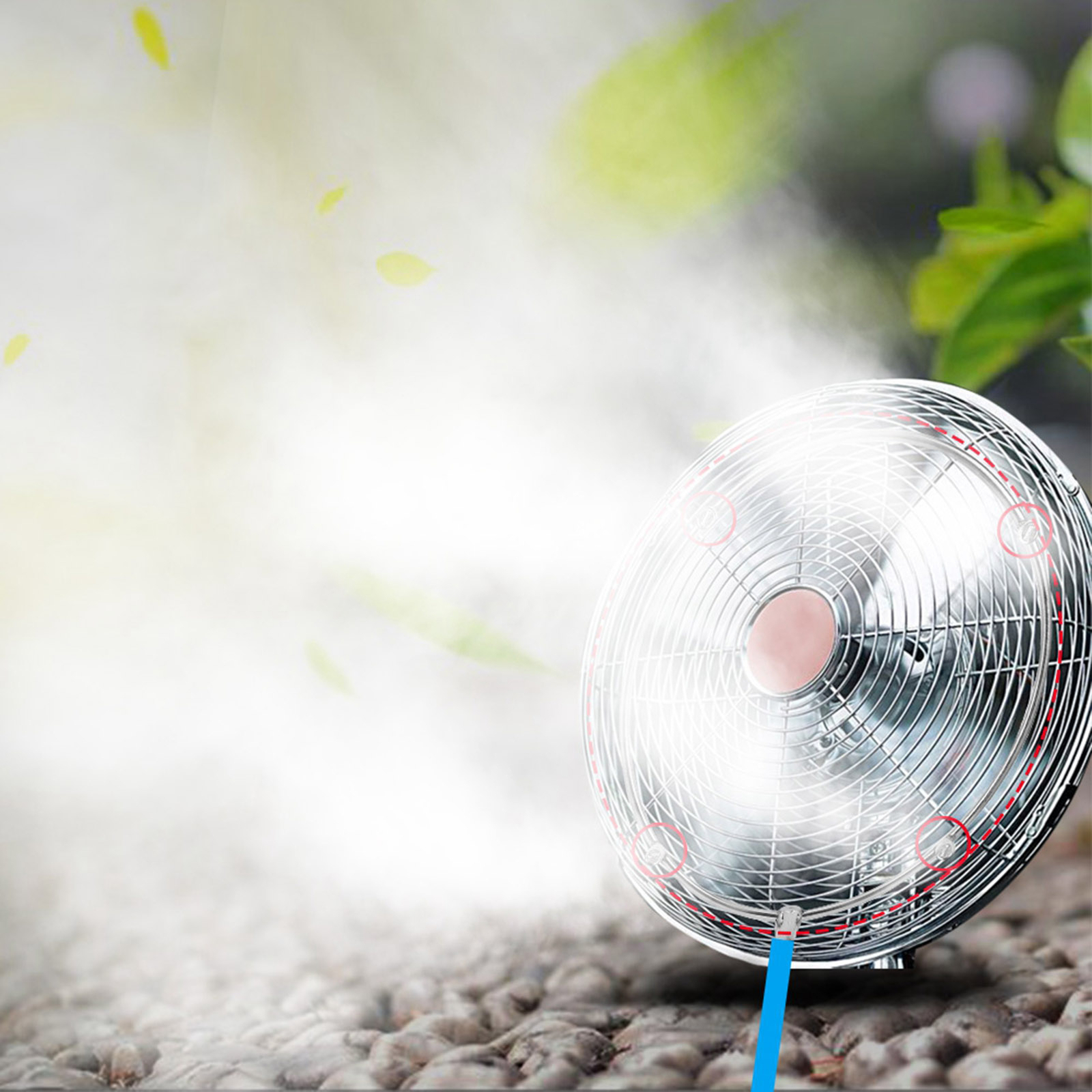 4Pcs 3/16 Stainless Steel Misting Nozzle Misting Ring Spray Cooling ...