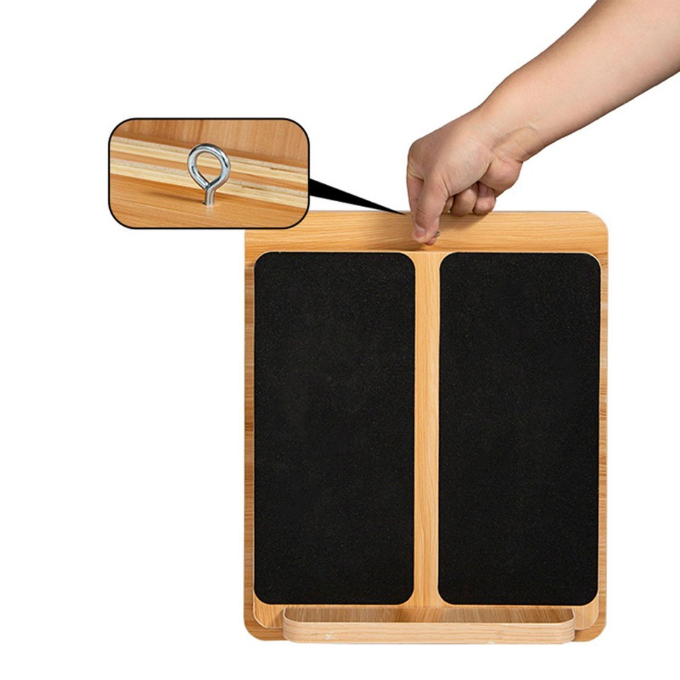 Slant Board Calf Stretch Wedge Board Wooden Slant Board for Workout ...