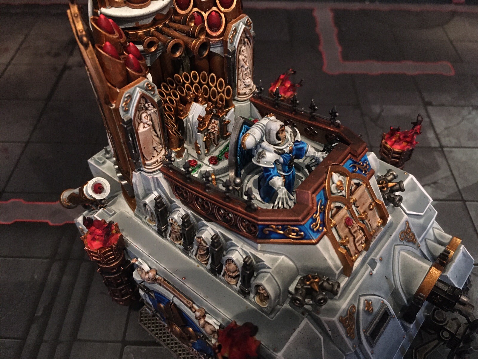 WHMS Exorcist Tank Sisters Of Battle painted Commission Warhammer 40k ...