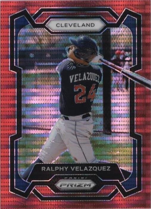 2024 Panini Prizm - Ralphy Velazquez #202 Red Pulsar Prizm /399 (RC ...