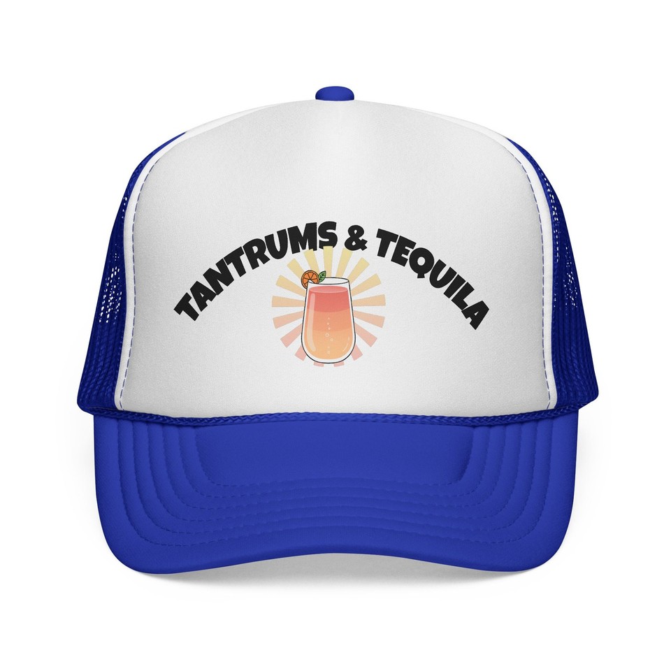 Tantrums & Tequila Trucker Cap | Cocktail Graphic Mesh Hat | Unisex ...