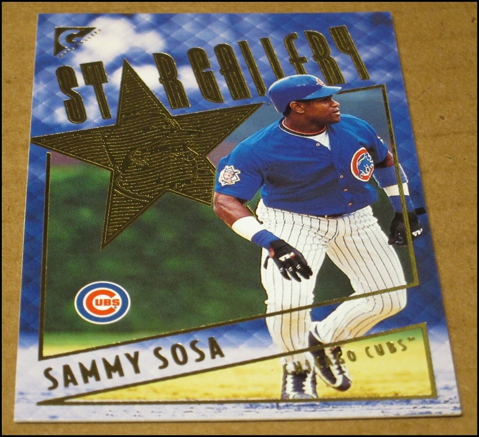 2001 Topps Gallery Star Gallery Sammy Sosa Insert Card #SG8 Chicago ...