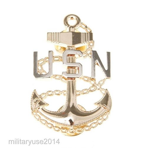 WW2 US UNITED STATES NAVY USN OFFICER LAPEL HAT PIN BADGE-US260 | eBay